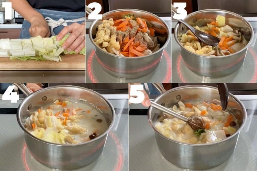 How To Make Japanese Napa Cabbage Soup - Chef JA Cooks