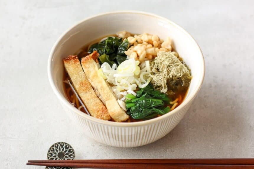 Easy Soba Noodle Soup (Japanese Kake Soba) | Chef JA Cooks