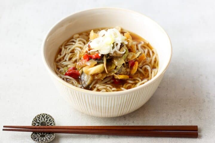 Easy Soba Noodle Soup (Japanese Kake Soba) | Chef JA Cooks