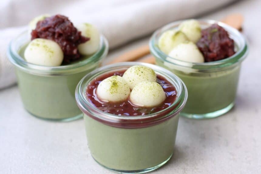 Creamy Matcha Pudding (Vegan) | Chef JA Cooks
