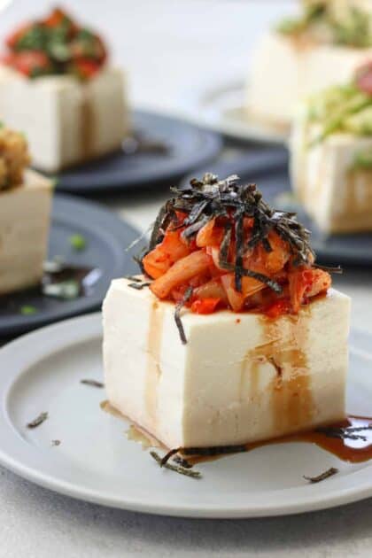 8 Ways To Enjoy Hiyayakko (Japanese Cold Tofu Recipe) - Chef JA Cooks