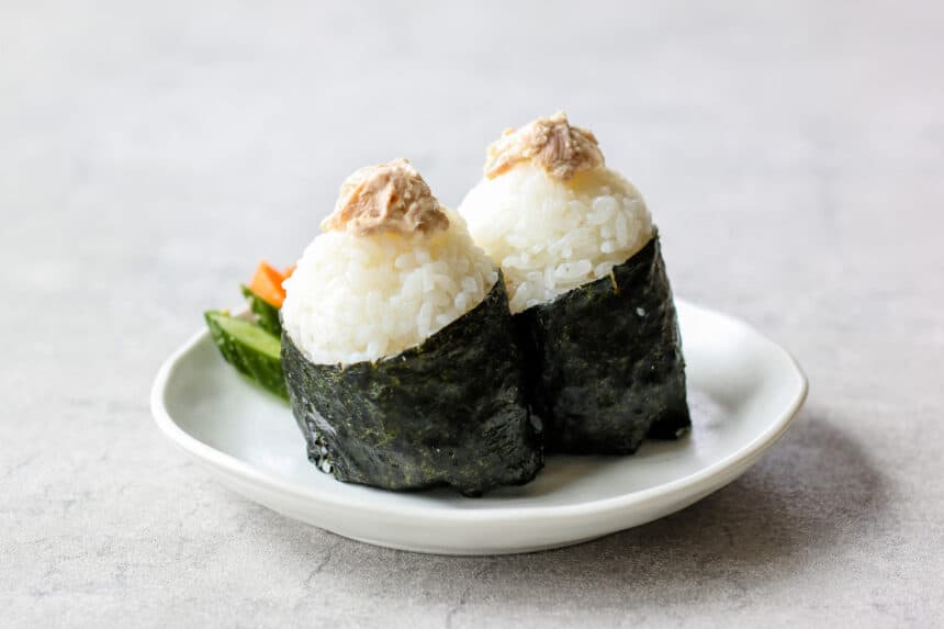 Creamy Tuna Mayo Onigiri - Chef JA Cooks
