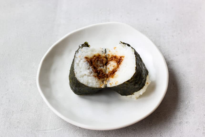 Okaka Onigiri (Bonito Flake) - Chef JA Cooks