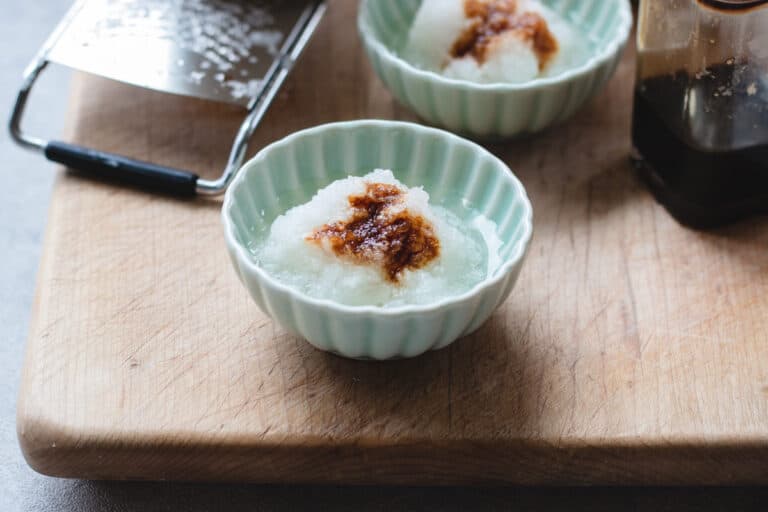 Daikon Oroshi & How to Eat It - Chef JA Cooks