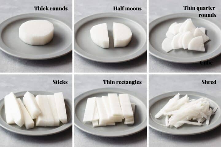 How To Cut Daikon For Soup and Salad - Chef JA Cooks