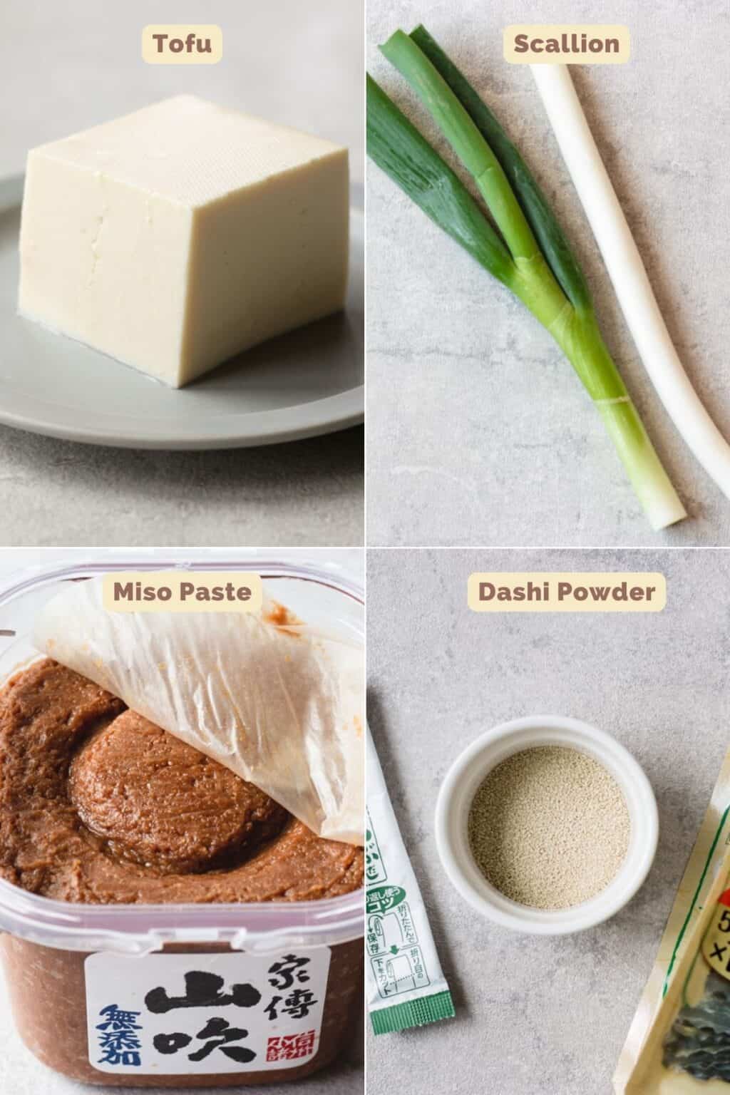 Tofu Miso Soup with Instant Dashi Powder - Chef JA Cooks