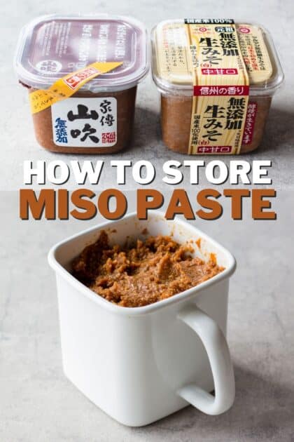 How To Store Miso Paste - Chef JA Cooks