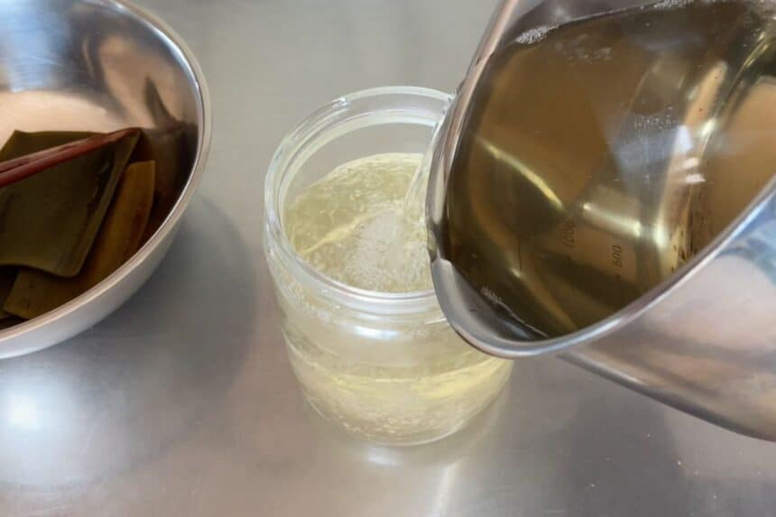 How to Make Hot-Brewed Kombu Dashi - Chef JA Cooks