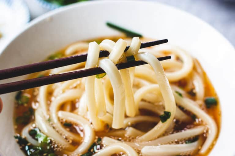Bukkake Udon (Simple Japanese Cold Noodles Recipe) - Chef JA Cooks