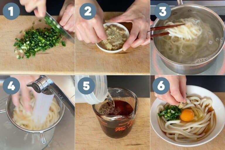 Bukkake Udon - Simple Japanese Cold Noodles Recipe - Chef JA Cooks