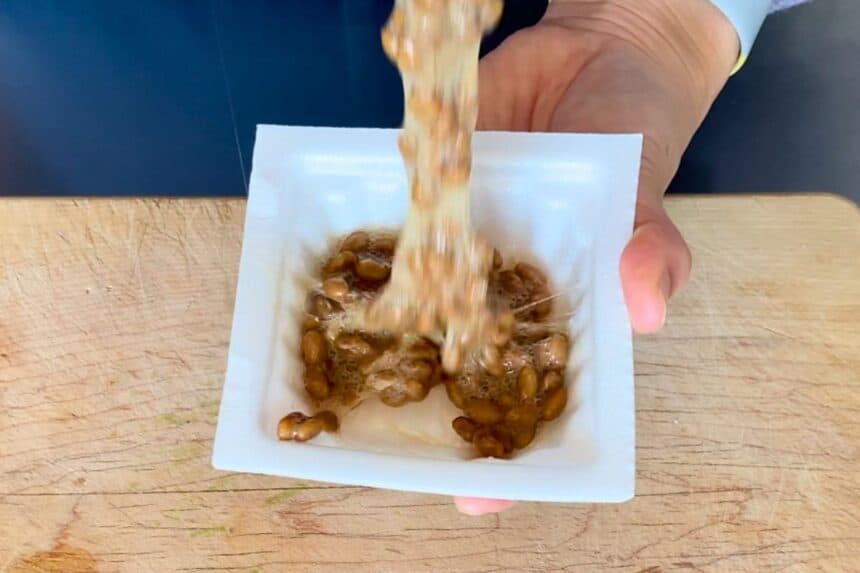 Natto Mochi (Grilled Mochi Recipe) - Chef JA Cooks