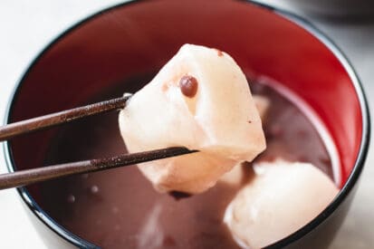 Oshiruko (Japanese Red Bean Soup) - Chef JA Cooks