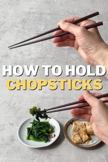 How To Hold Chopsticks The Japanese Way - Chef JA Cooks