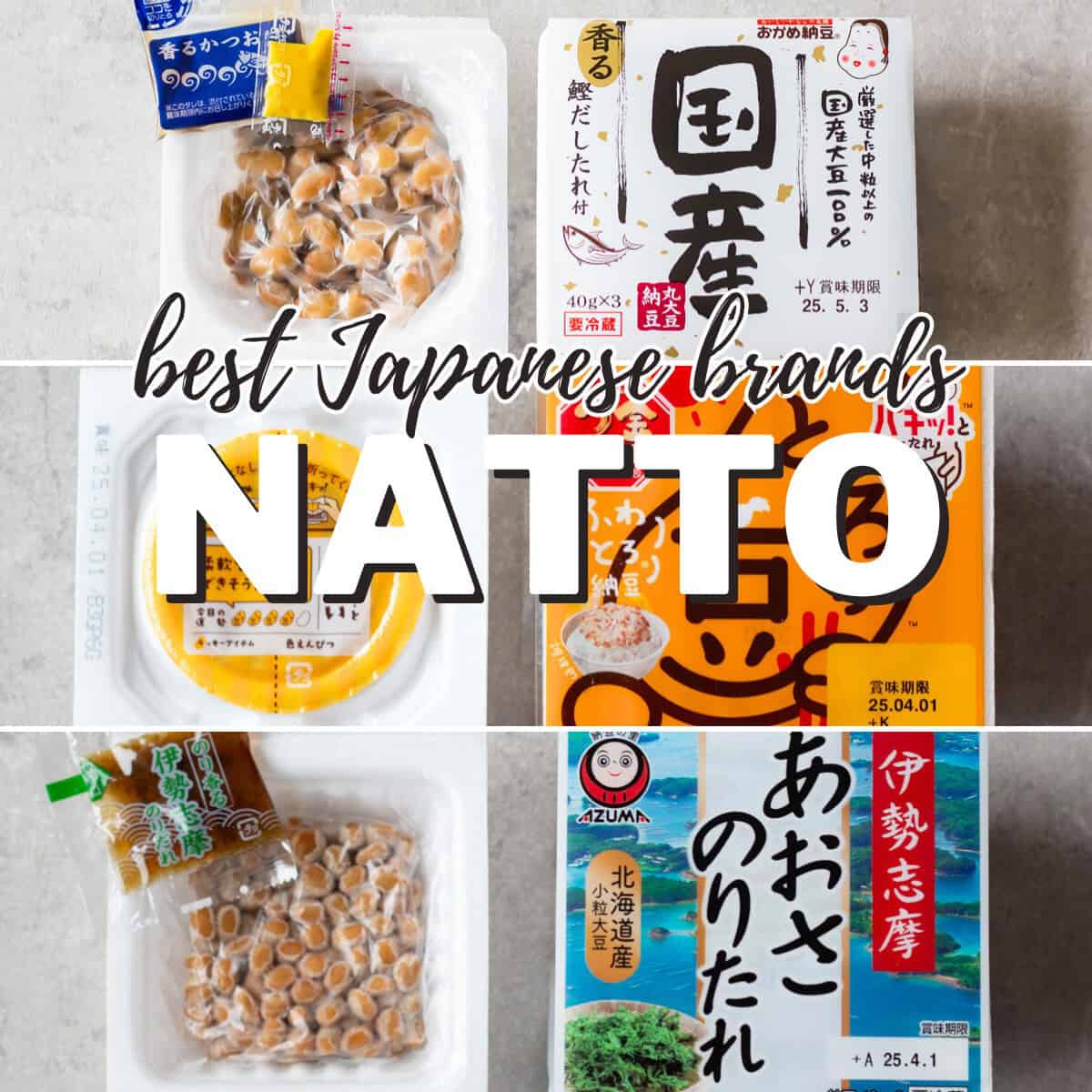 Popular Japanese Natto Brands - Chef JA Cooks