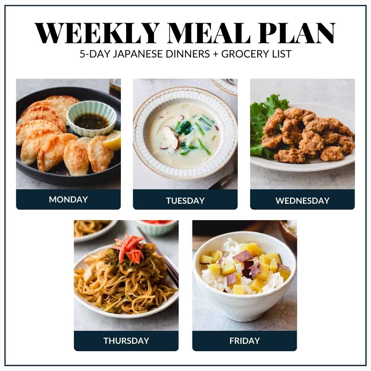 Japanese Curry & Tofu Dinner Meal Plan - Chef JA Cooks