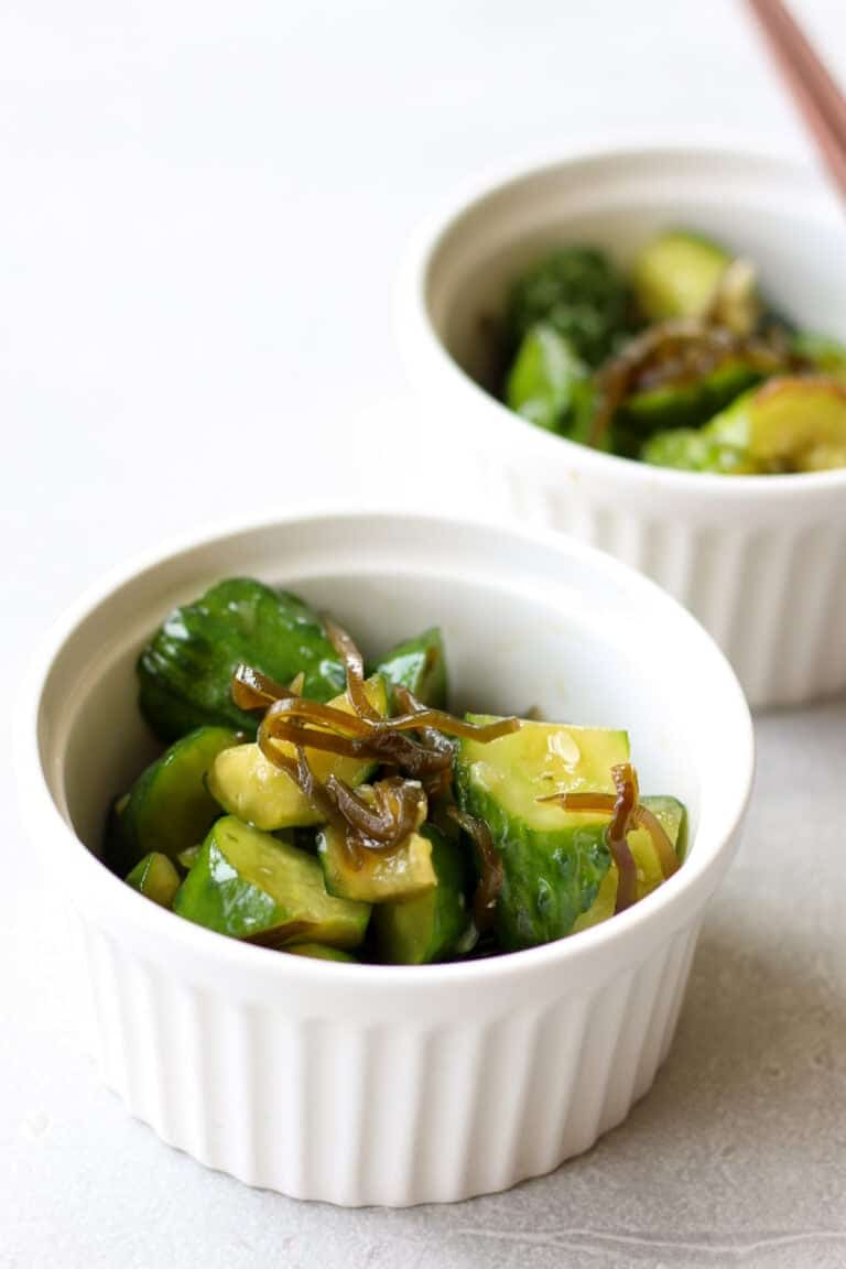 Japanese Pickled Cucumbers with Shio Kombu - Chef JA Cooks
