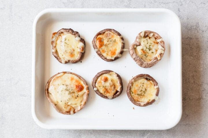 Savory Roasted Shiitake Mushrooms With Cheese - Chef JA Cooks