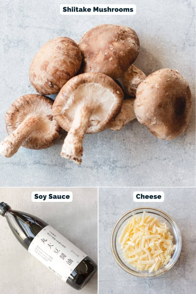 Savory Roasted Shiitake Mushrooms With Cheese - Chef JA Cooks