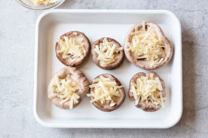 Savory Roasted Shiitake Mushrooms With Cheese - Chef JA Cooks