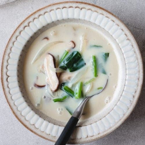 Creamy Shiitake Mushroom Soup (Vegan and Gluten-Free) - Chef JA Cooks