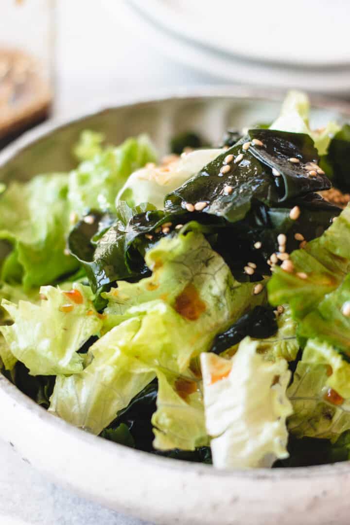 Easy Wakame Salad (Japanese Seaweed Salad) - Chef JA Cooks