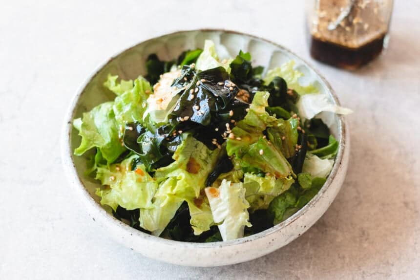 Easy Wakame Salad (Japanese Seaweed Salad) - Chef JA Cooks