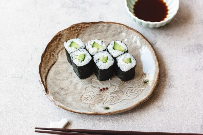 Easy Kappa Maki Roll (Japanese Cucumber Sushi Recipe) - Chef JA Cooks