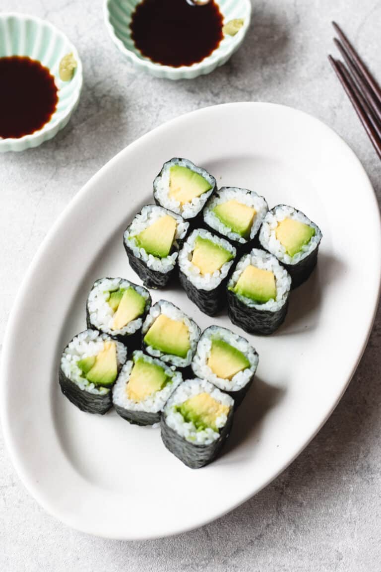 Easy Avocado Sushi Roll - Chef JA Cooks