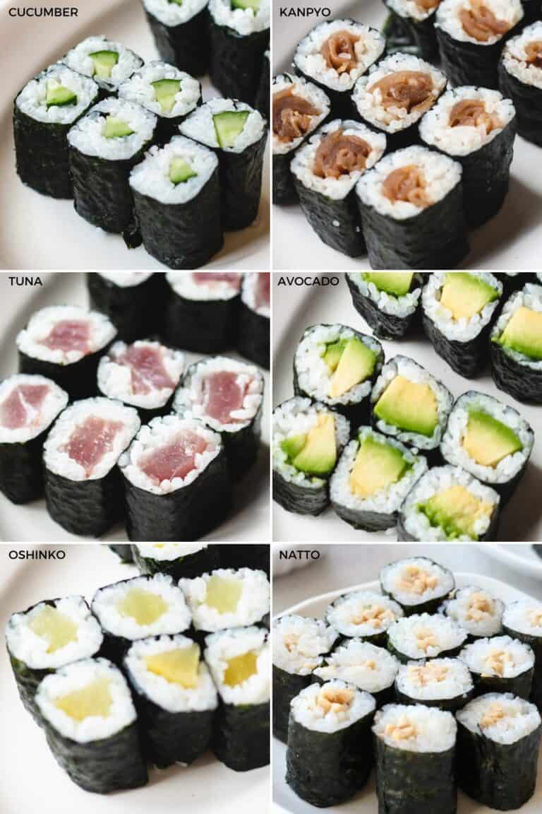 Hosomaki Roll (Japanese Maki Sushi Recipe) - Chef JA Cooks