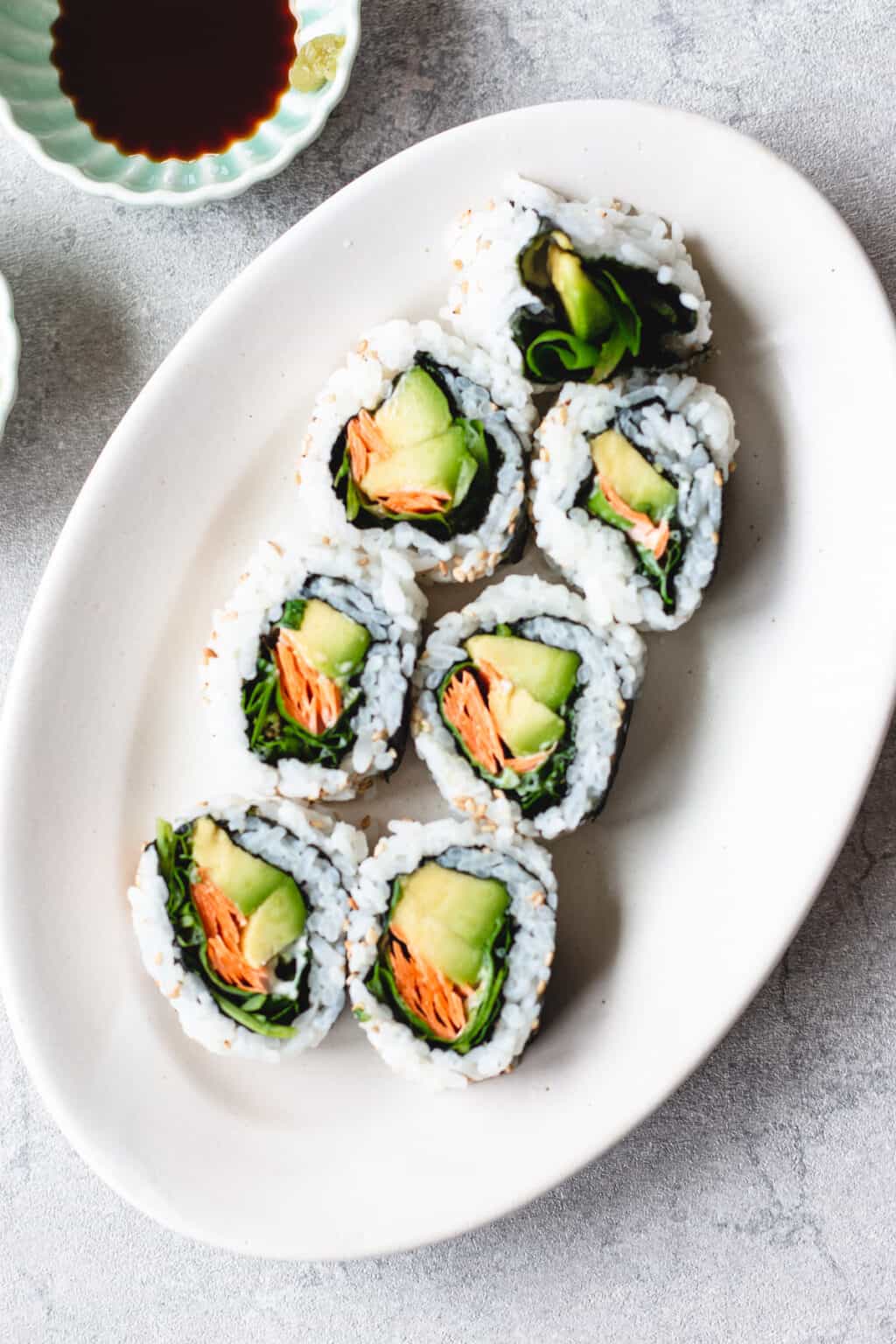 Uramaki Sushi (Inside-Out Sushi Roll Recipe) - Chef JA Cooks