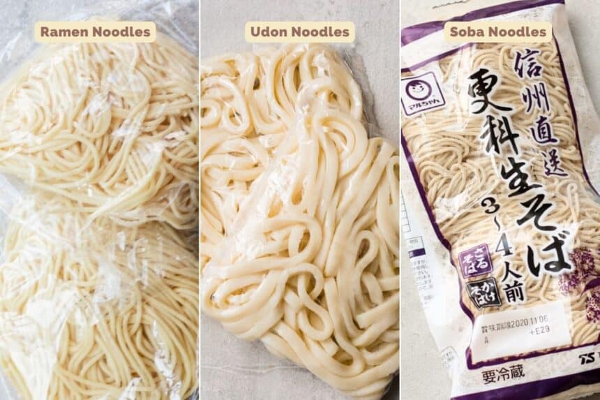3 Popular Japanese Noodles Explained: Ramen, Udon, and Soba - Chef JA Cooks