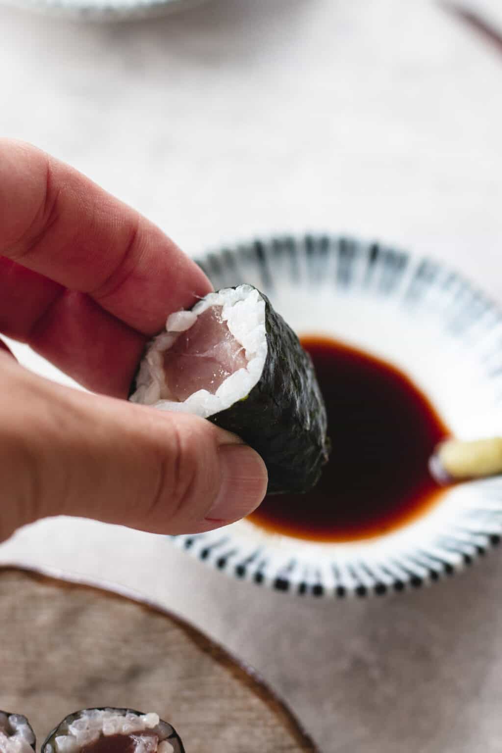 Tekka Maki (Japanese Tuna Sushi Roll Recipe) - Chef JA Cooks