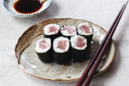 Tekka Maki (Japanese Tuna Sushi Roll Recipe) - Chef JA Cooks