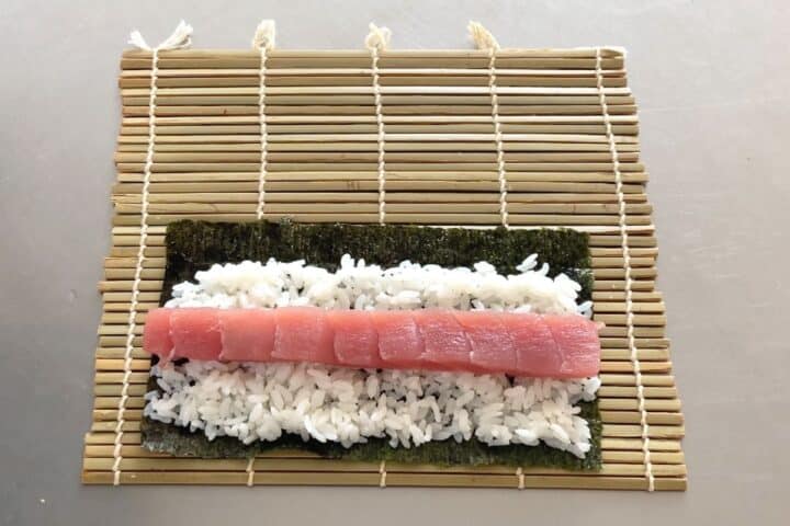 Tekka Maki (Japanese Tuna Sushi Roll Recipe) - Chef JA Cooks