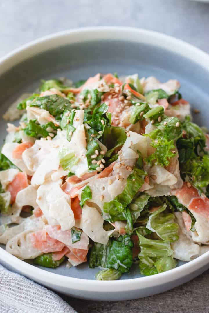 Lotus Root Salad With A Japanese Twist - Chef JA Cooks