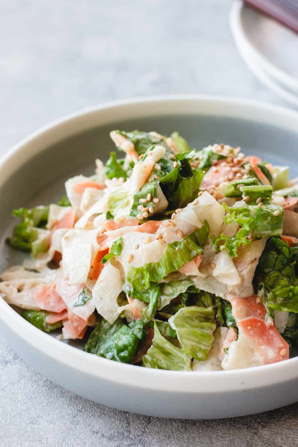Lotus Root Salad With A Japanese Twist - Chef JA Cooks