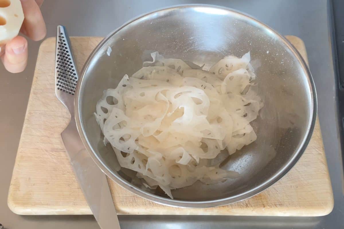 Lotus Root Salad With A Japanese Twist - Chef JA Cooks
