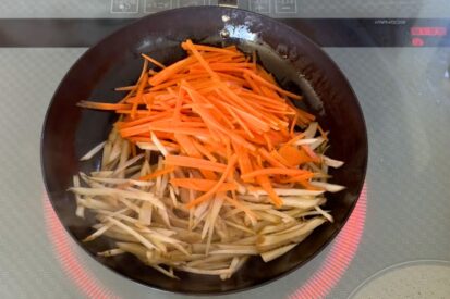 Kinpira Gobo (Japanese Burdock Root Stir-Fry) - Chef JA Cooks