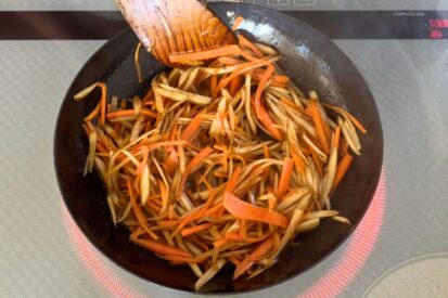 Kinpira Gobo (Japanese Burdock Root Stir-Fry) - Chef JA Cooks