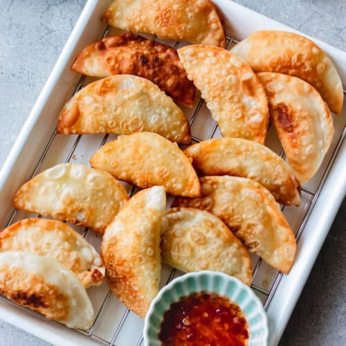 Rice Age Gyoza (Japanese Fried Dumplings) - Chef JA Cooks