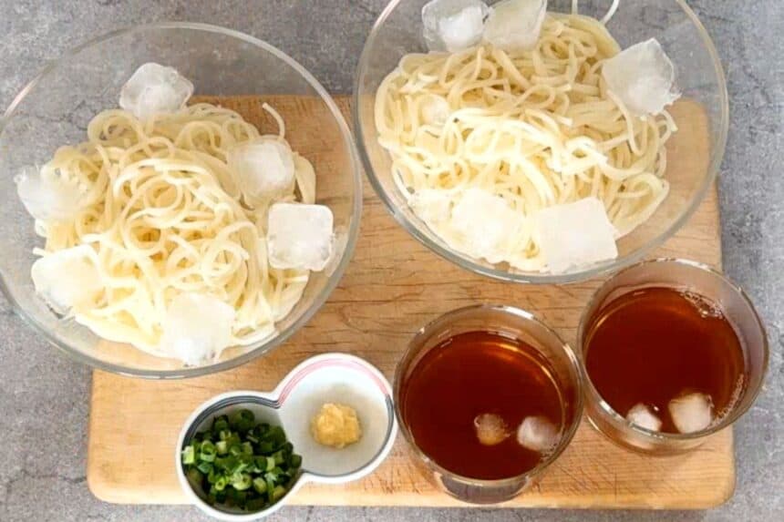 10-Minute Cold Somen Noodles - Chef JA Cooks