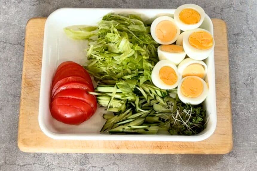 Colorful Somen Salad with Fresh Vegetables - Chef JA Cooks