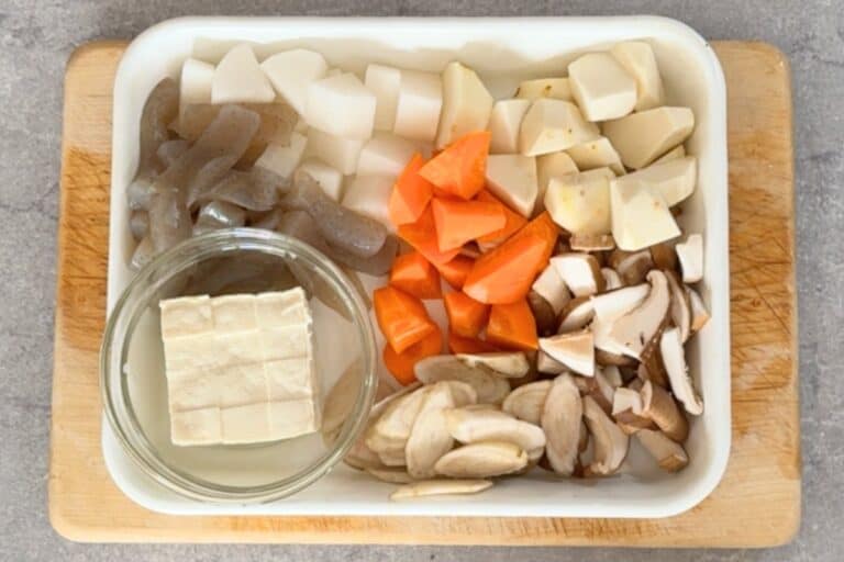 Vegan Vegetable Soup (Japanese Kenchin Jiru) - Chef JA Cooks