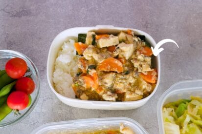 Bento Box Ideas: Mapo Tofu and Simple Stir-Fry (Vegetarian) - Chef JA Cooks
