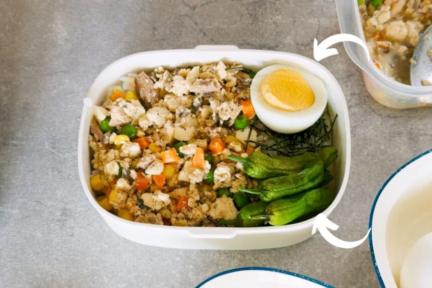 Bento Box Ideas: Tofu Soboro + Sides - Chef JA Cooks