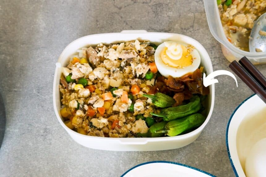 Bento Box Ideas: Tofu Soboro + Sides - Chef JA Cooks