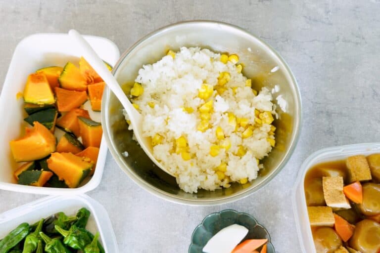 Bento Box Ideas: Corn Onigiri and Seasonal Veggie Sides (Vegan) - Chef ...