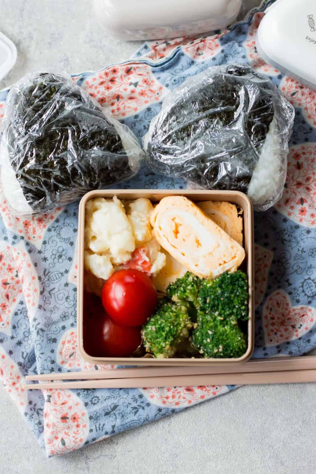 Bento Box Ideas: Tuna Mayo Onigiri and Tamagoyaki - Chef JA Cooks
