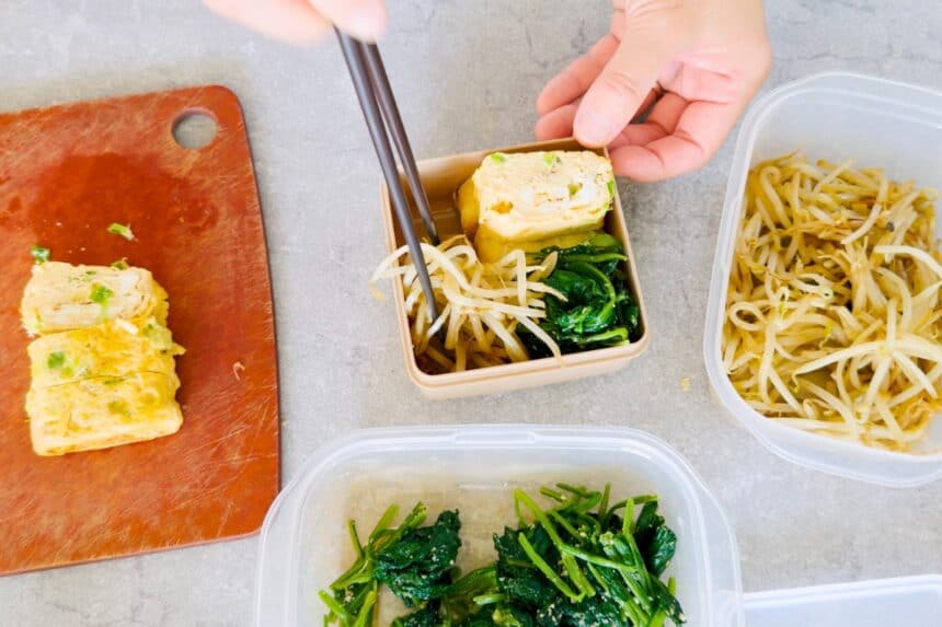 Bento Box Ideas: Ume Onigiri and Tamagoyaki (Vegetarian) - Chef JA Cooks