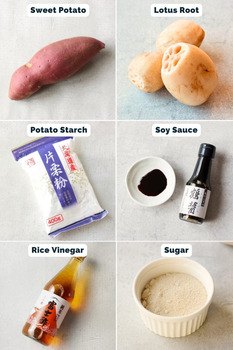Sweet Potato & Lotus Root with Sweet and Sour Sauce - Chef JA Cooks